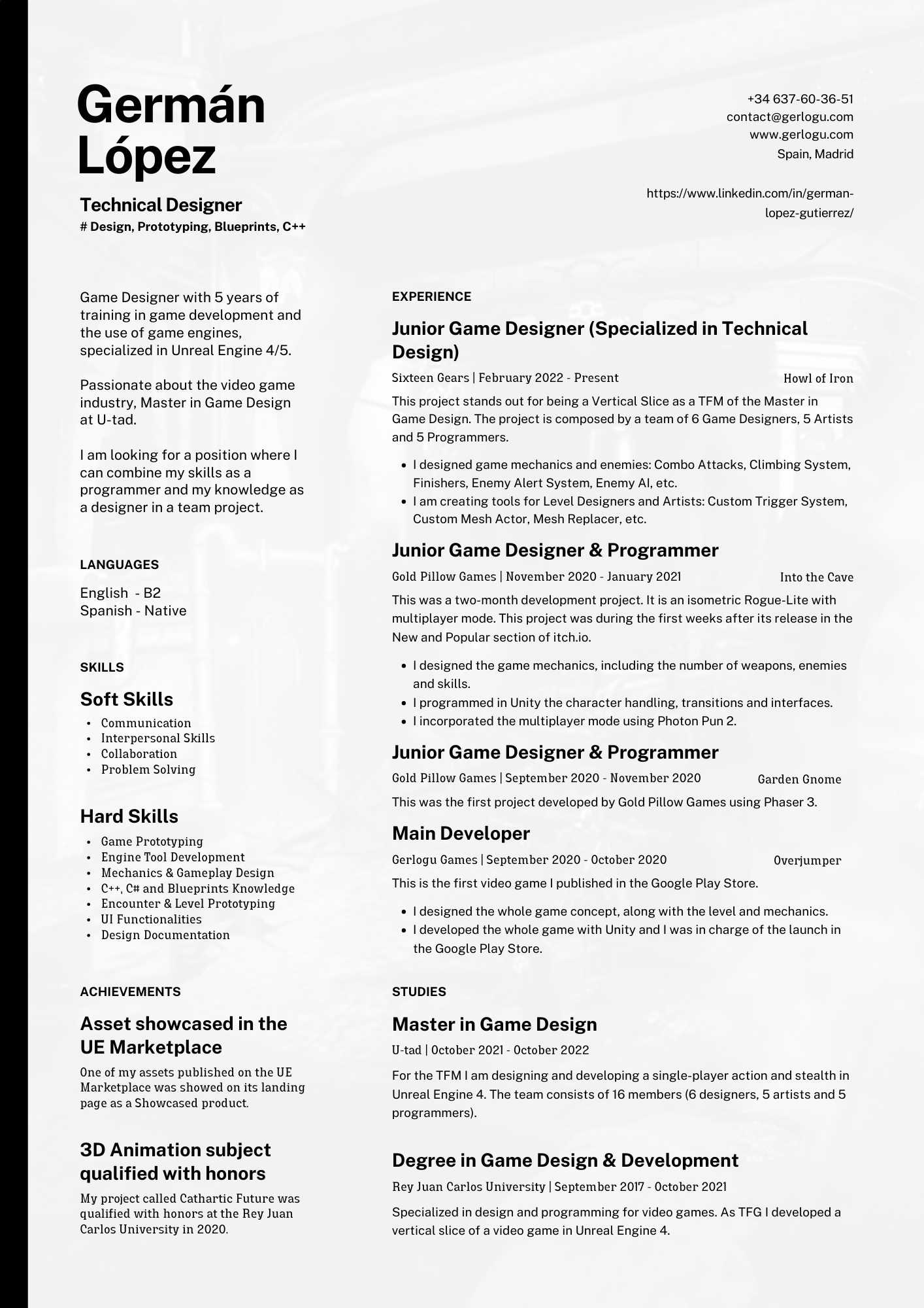 Biography » Gerlogu